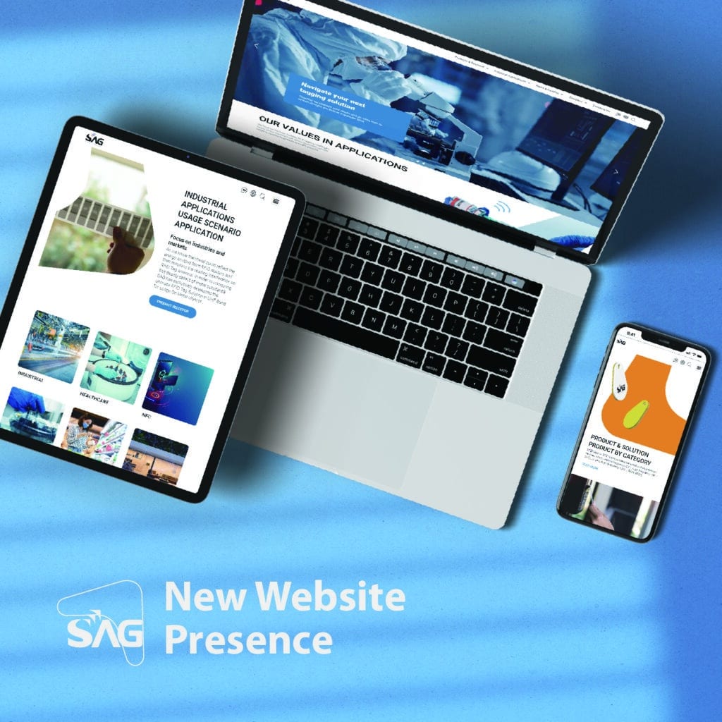 SAG Launches New Look and Web Experience | SAG RFID